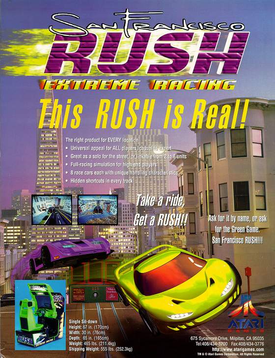 Coinop.org /// San Francisco Rush - Extreme Racing (1996) (サンフランシスコラッシュ)